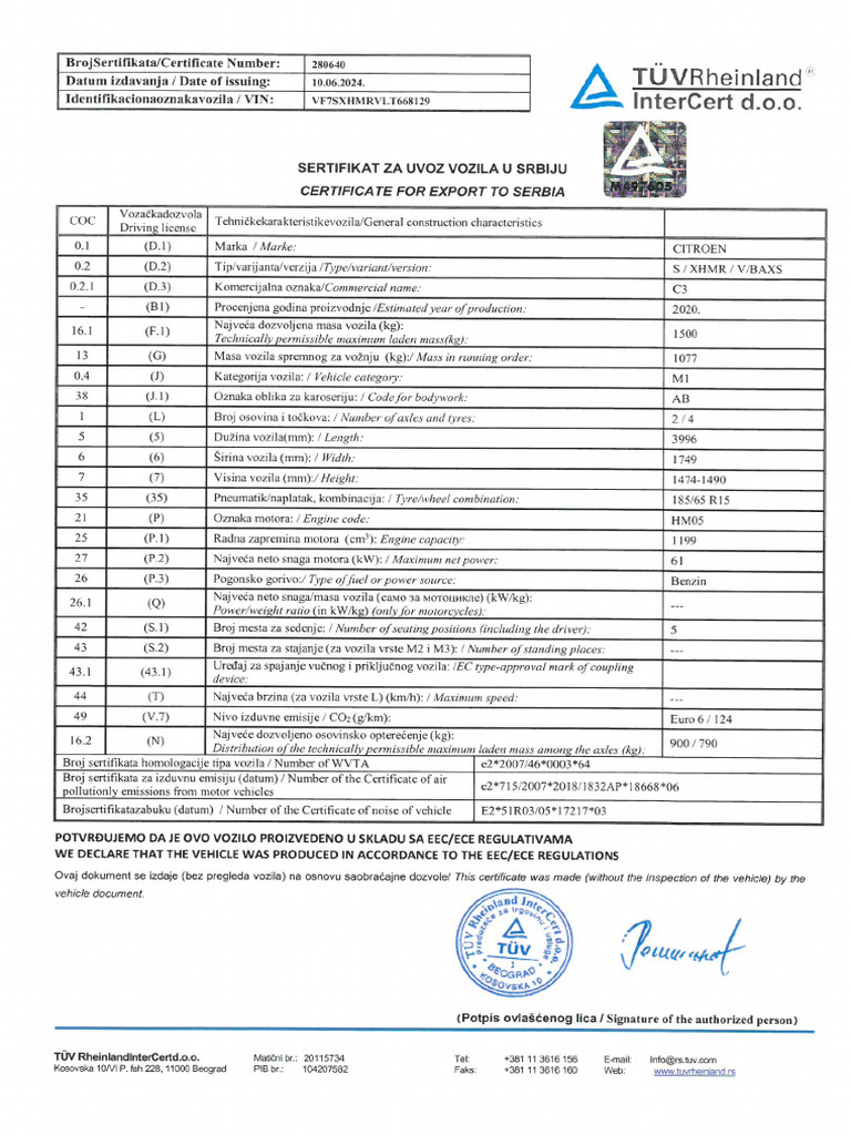 Tuv | PDF