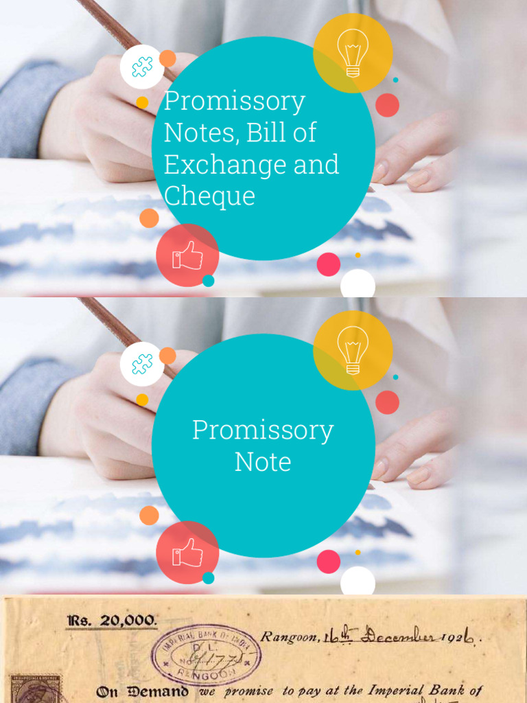 Promissory_Notes,_Bill_of_Exchange_and_Cheque_(1)[1] | PDF | Negotiable ...