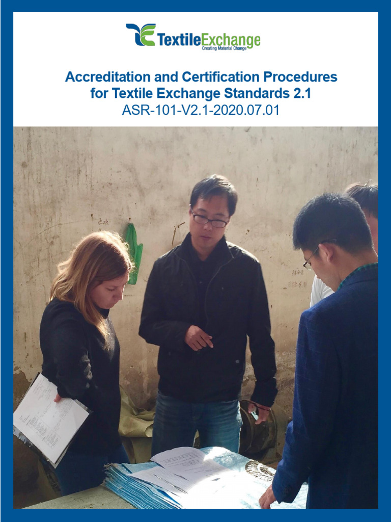 ASR 101 V2.1 Accreditation Certification Procedures For Textile ...