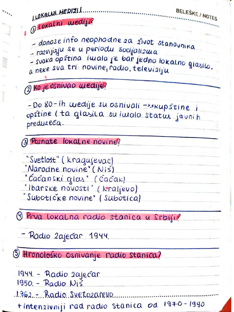 Mss 2.klk Pitanja | PDF