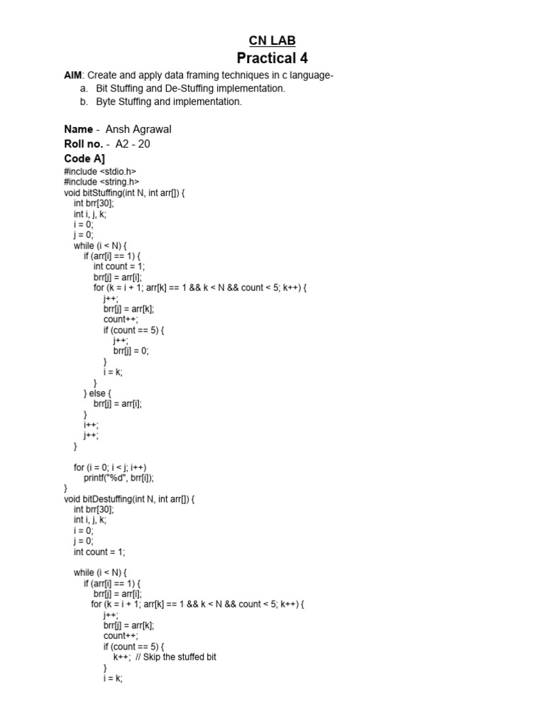 20cn Lab 4 Download Free Pdf Encodings Computer Engineering 