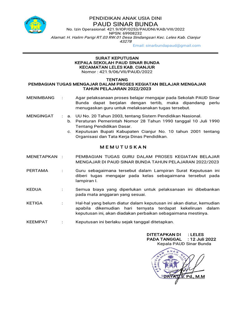 SKBM 2022-2023 Titik | PDF