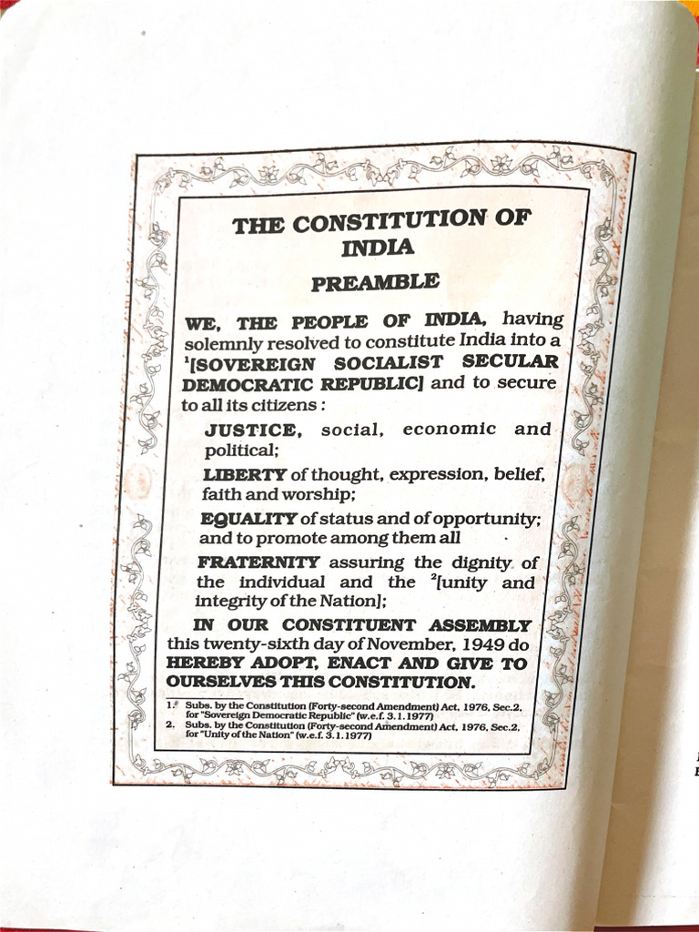 Preamble To Constitution | PDF