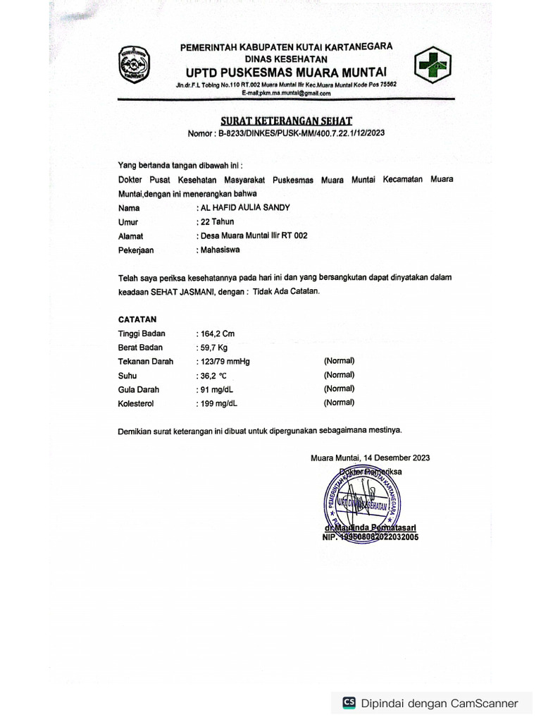 Suket Sehat Hafid | PDF