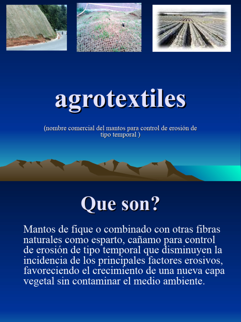 Agrotextiles | PDF