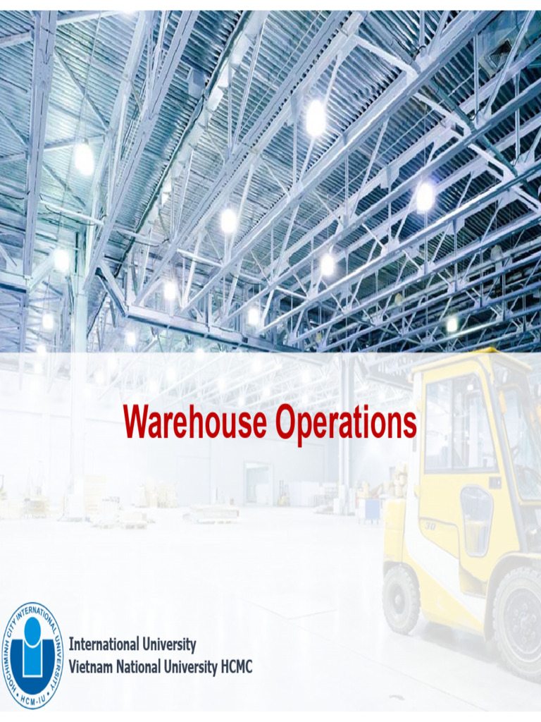 W4 - Warehouse Operation - Pt1 - 2 | PDF | Warehouse | Pallet