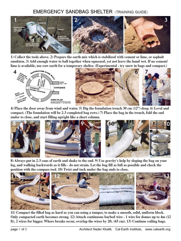 English Sandbag Shelter | PDF | Plaster | Building Engineering