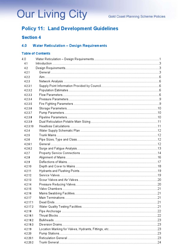Water Reticulation | PDF | Water Supply Network | Reclaimed Water
