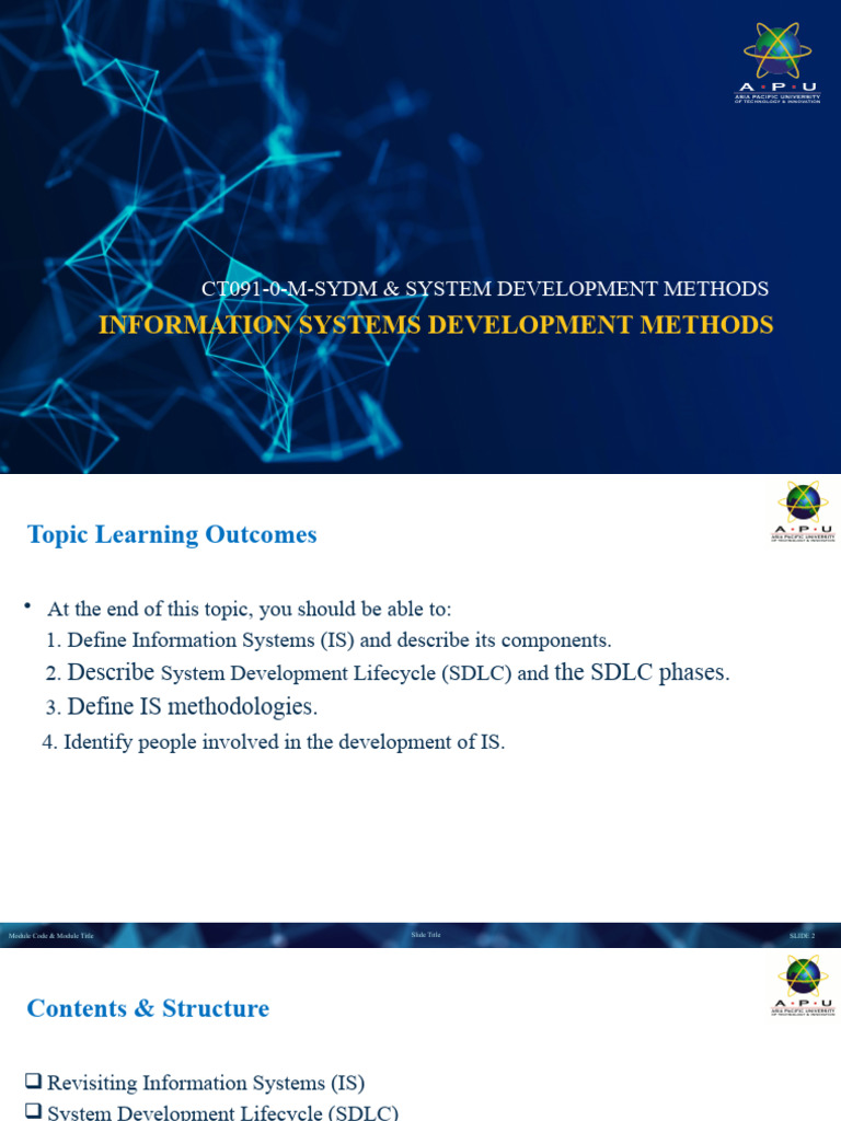 Week 01 - Information System Development Methods | PDF | Software Development Process | Software ...