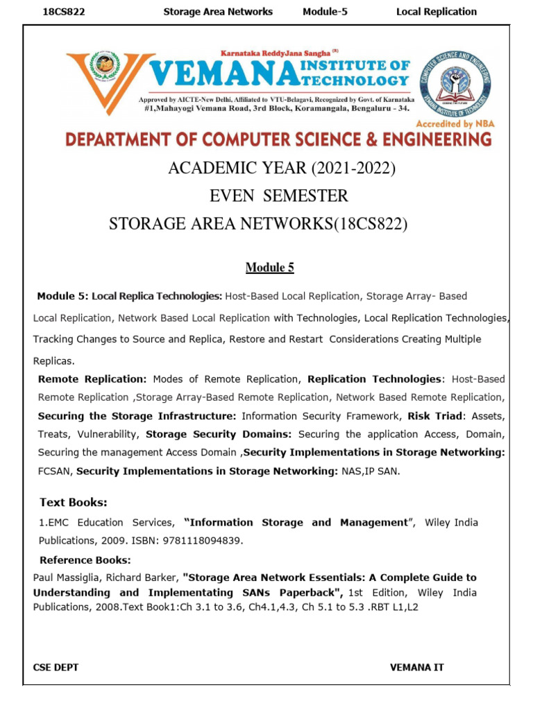 Module-5 - Chapter-1 | Download Free PDF | Replication (Computing) | File System