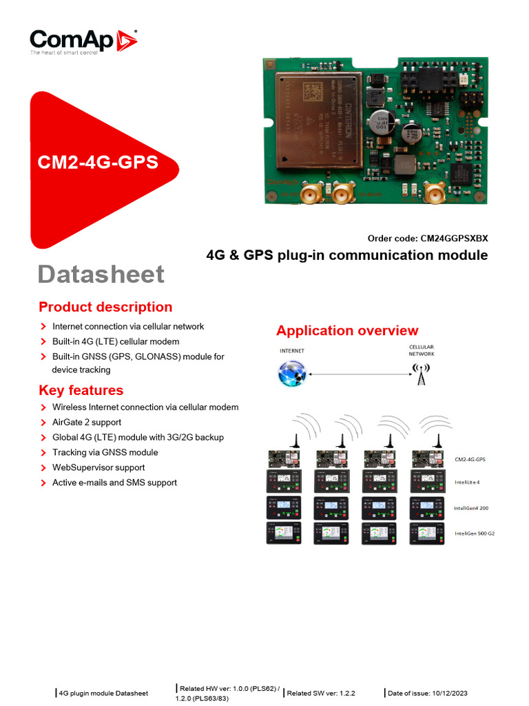 cm2 4g Gps Datasheet | PDF | 4 G | Lte (Telecommunication)