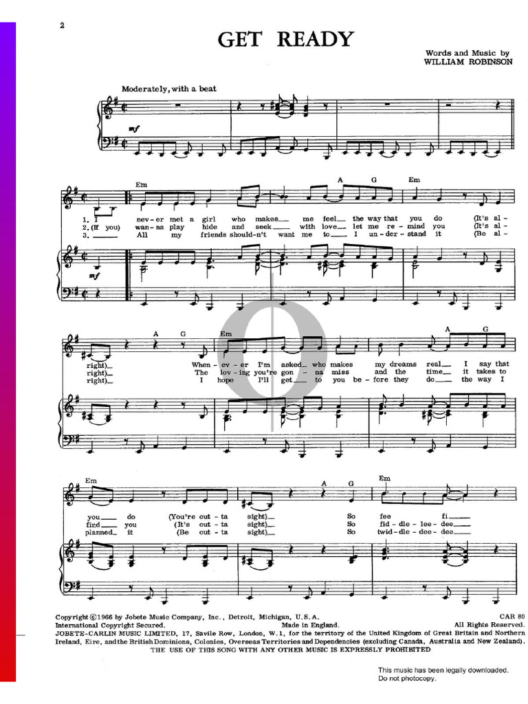 Temptations GetReady | PDF