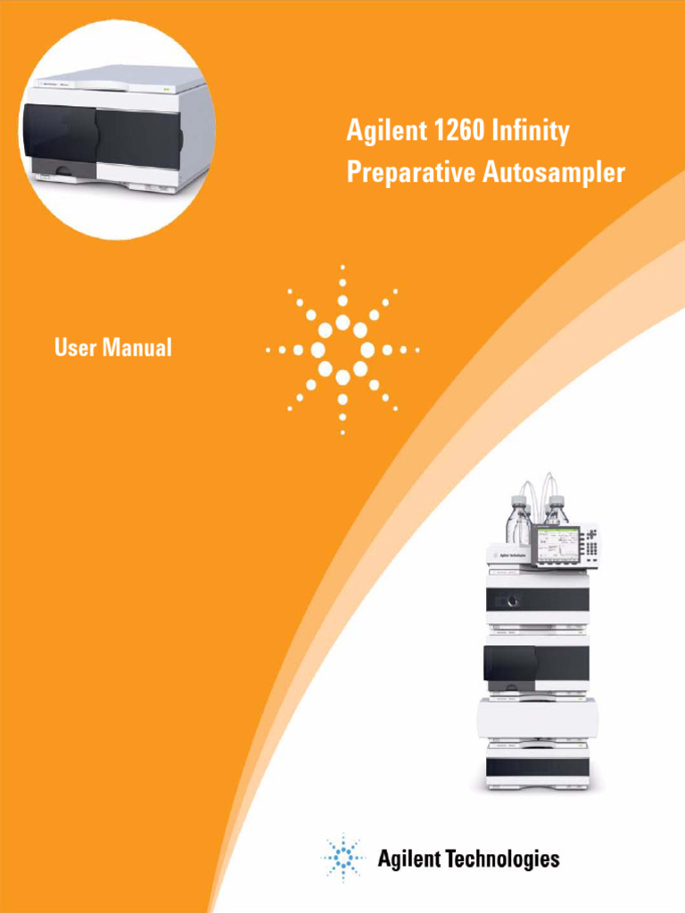 Agilent 1260 Infinity Autosampler Manual | PDF | Valve