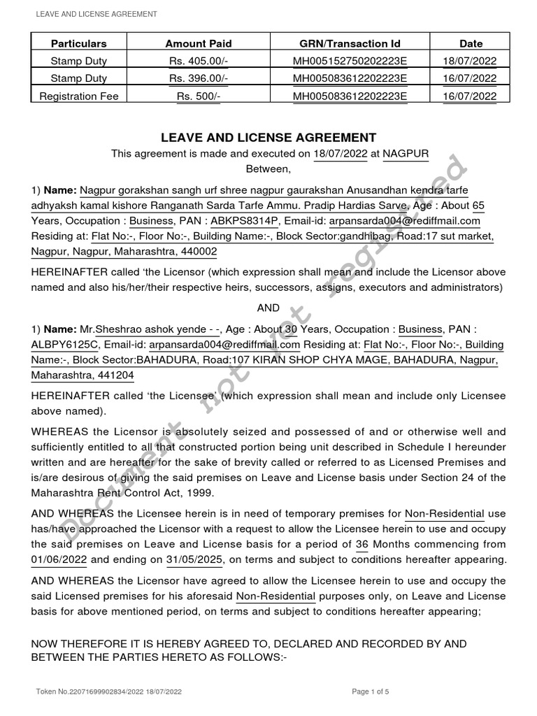 22071699902834 (1) | PDF | License | Landlord