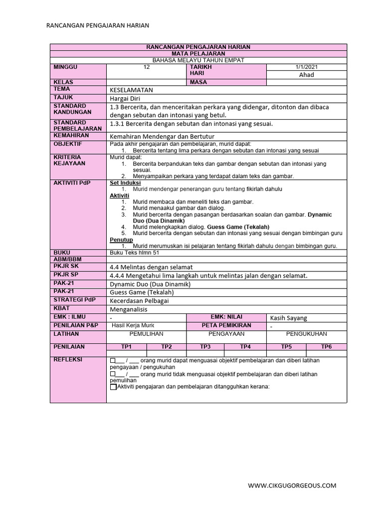 BM 4 W12 2021 RPH | PDF