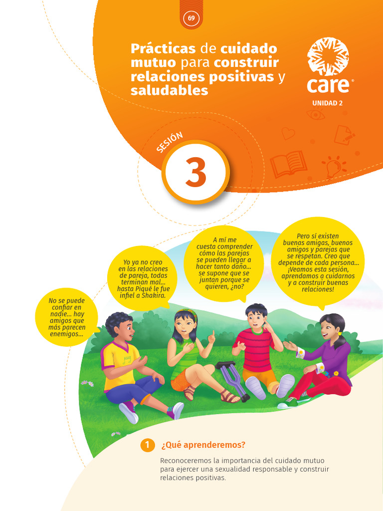 Guía autoinstructiva 3. Prácticas de cuidado mutuo para construir relaciones positivas y ...