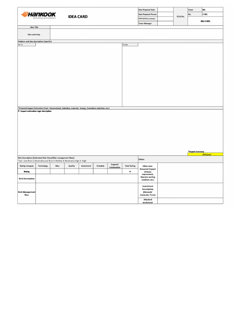 Idea Card | PDF