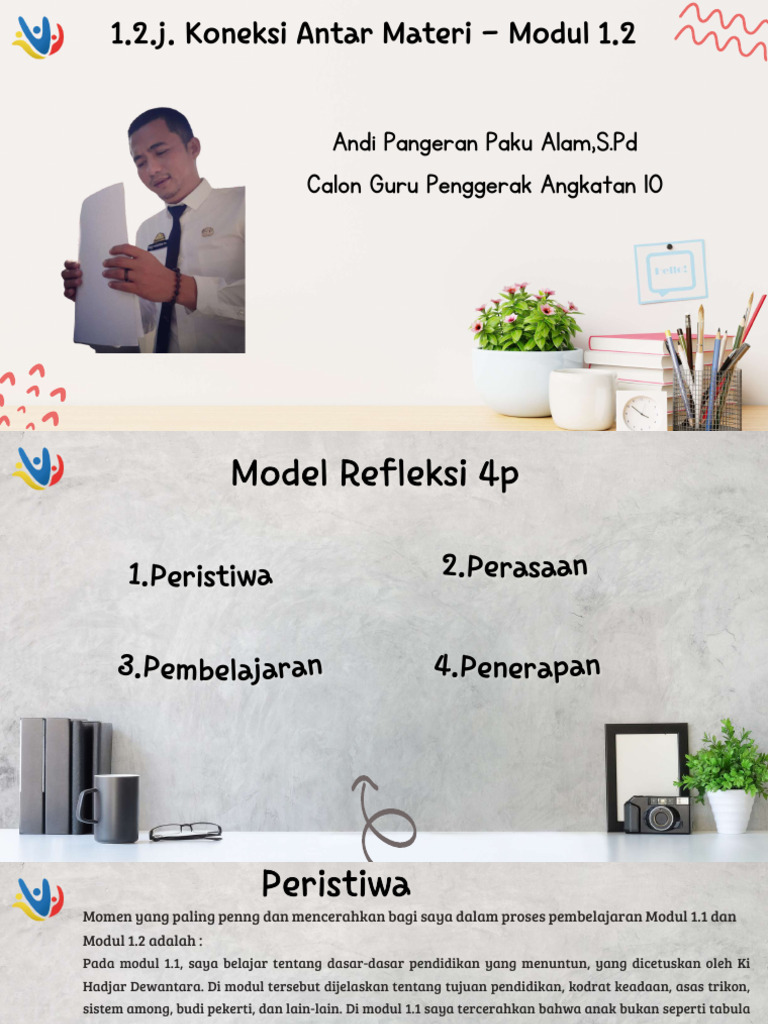 Koneksi Modul 1.1 dan 1.2 Pendidikan | PDF