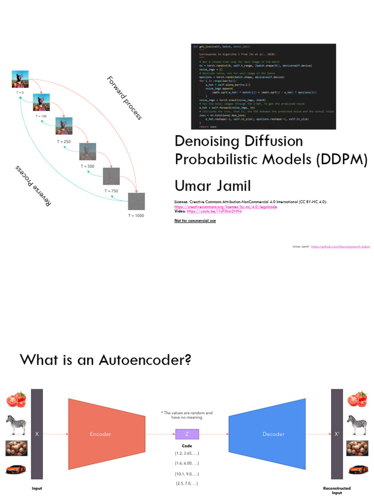 DDPM Slides | PDF | Machine Learning | Algorithms
