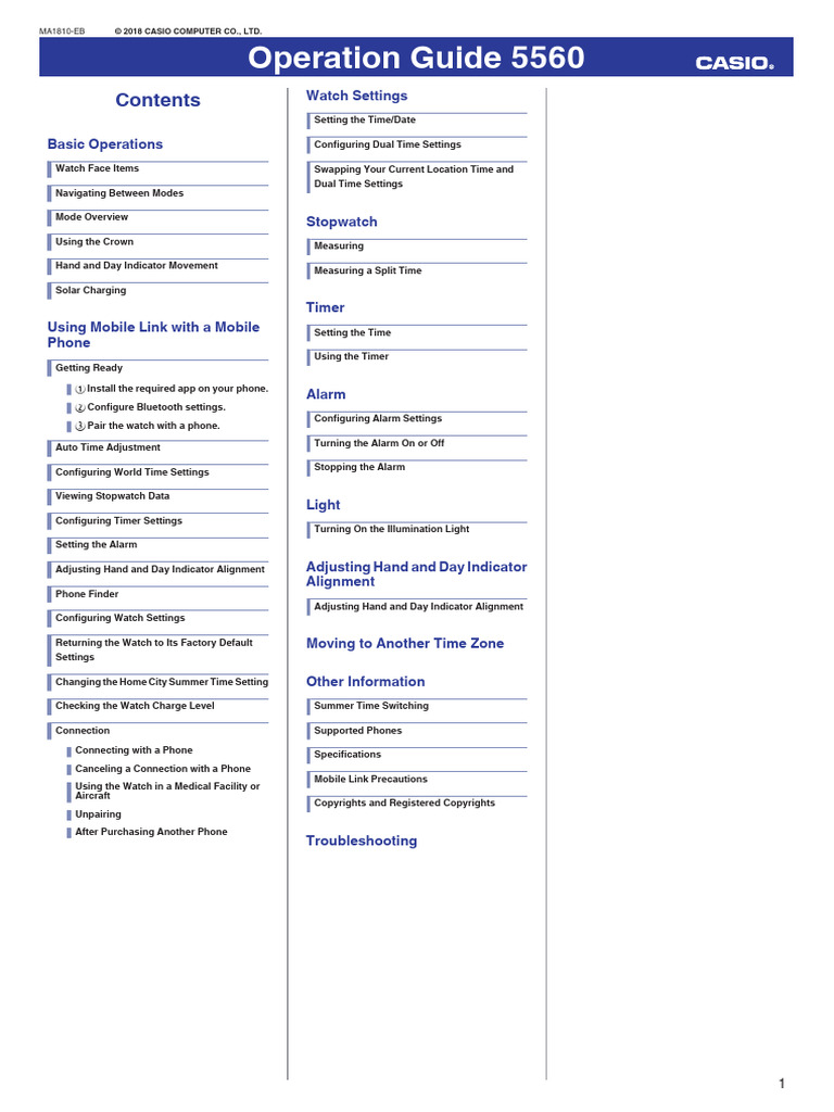 QW 5560 | PDF | Watch | Timer