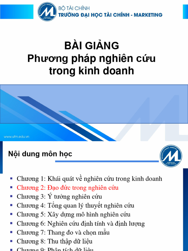 Chương 2 - Đ o Đ C Trong Nghiên C U 1 | PDF