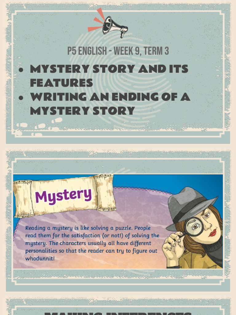 Mystery Story Writing Guide | PDF | Mystery Fiction
