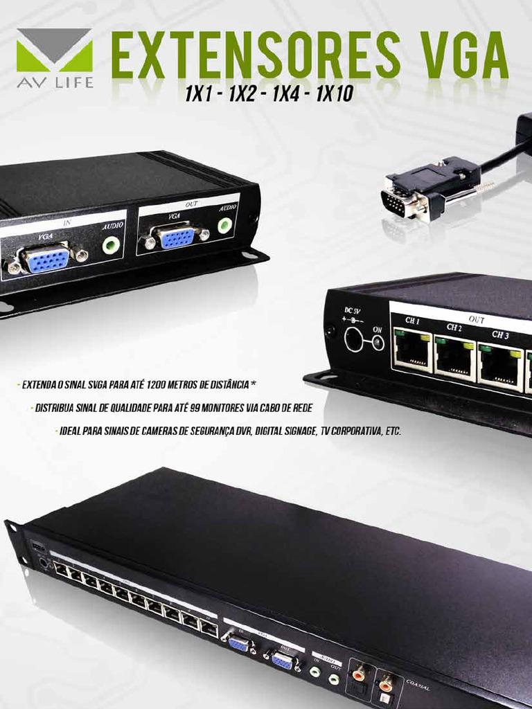 Folheto Extensores Vga | PDF