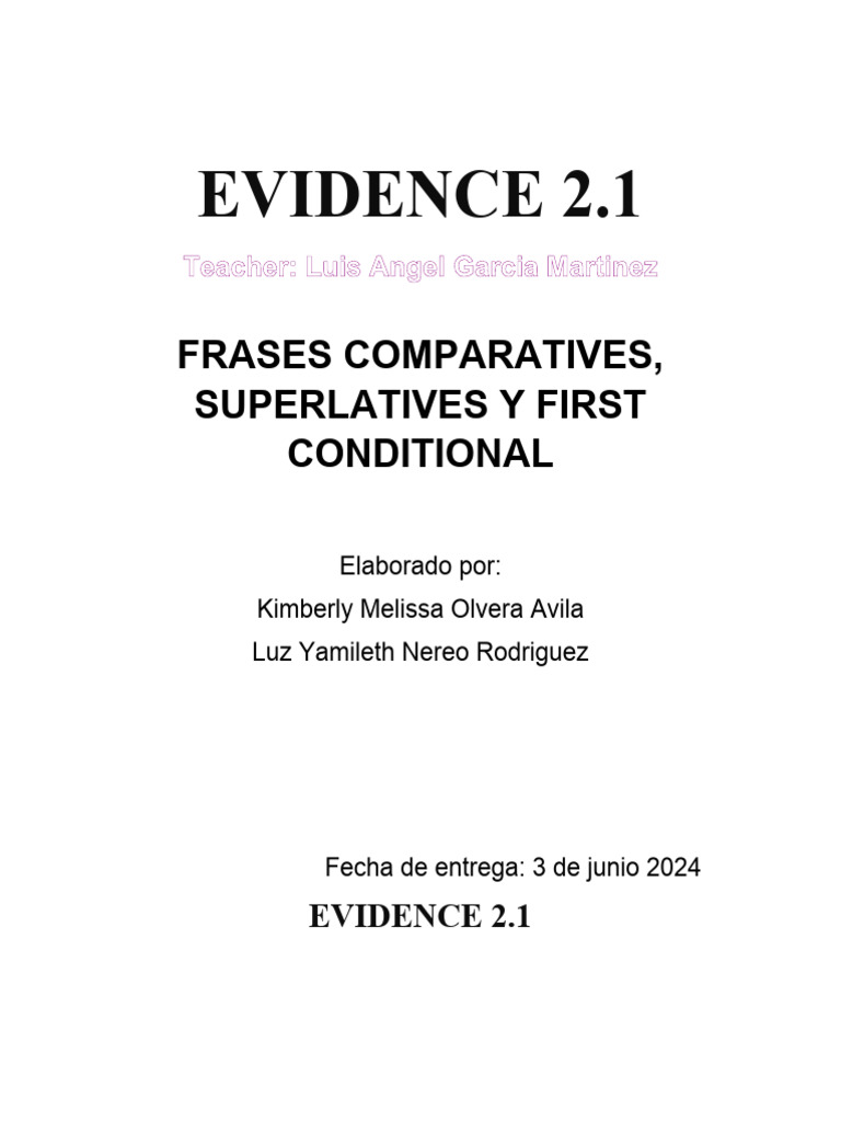 EVIDENCE 2.1 | PDF