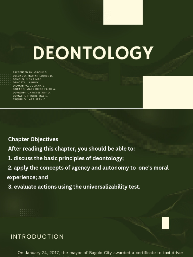 Deontology | Download Free PDF | Immanuel Kant | Autonomy