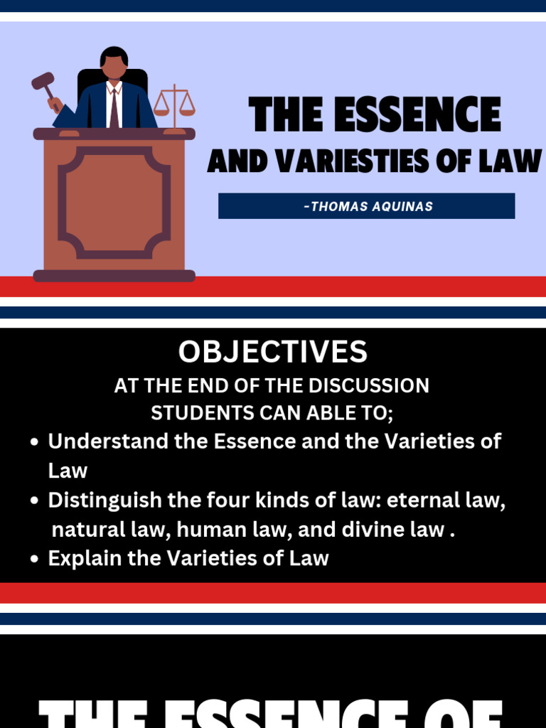 ESSENCE-OF-LAW | PDF | Natural Law | Reason