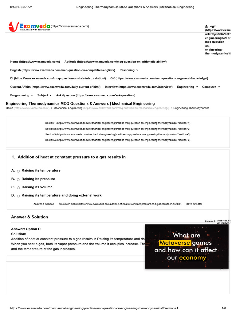 2 Thermo 1 | PDF | Temperature | Heat