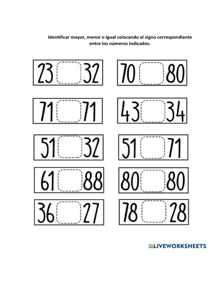 Descomponer y Componer Números 2 Basico | PDF