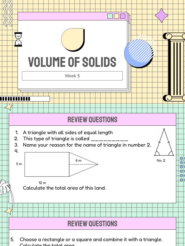 GC Post Week 5 Volume | Download Free PDF | Volume | Euclidean Geometry