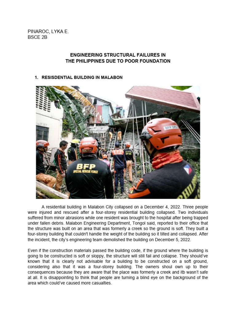 Structural Failures | PDF | Disasters