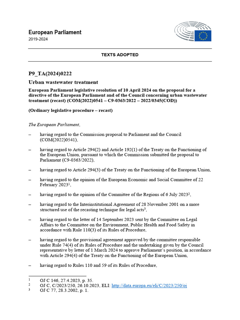 Ta 9 2024 0222 - en | PDF | Stormwater | Sewage Treatment