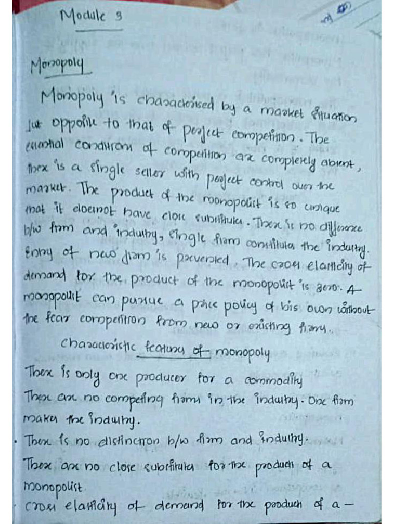 Me Module 3 Note Part 1 | PDF