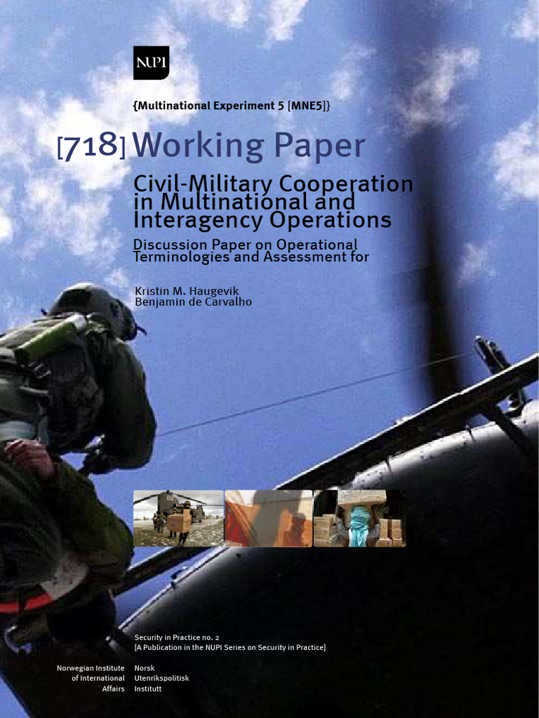Civil Military Cooperation in Multinatio | PDF | Evaluation