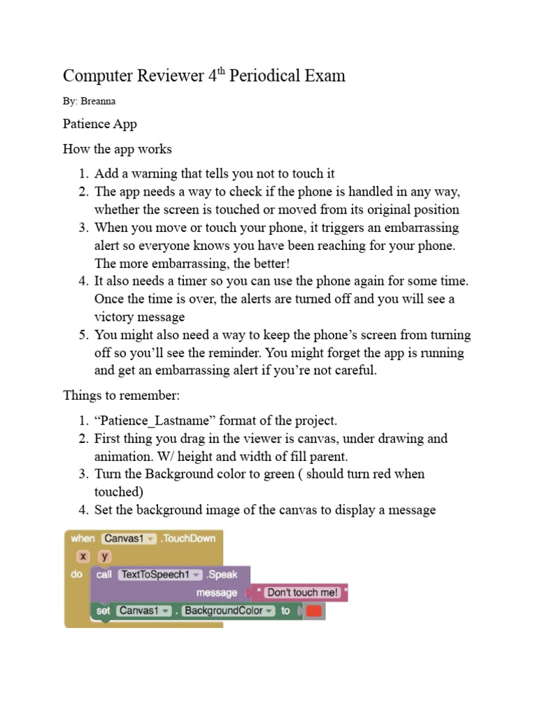 Computer Reviewer 4th Periodical Exam | PDF