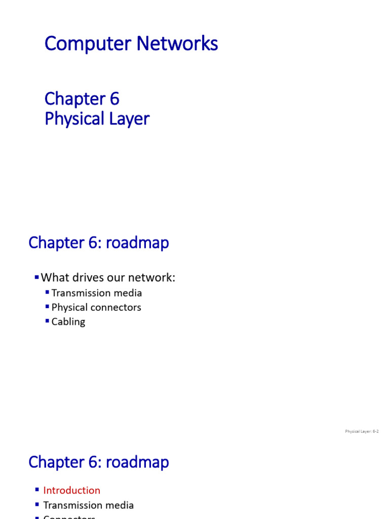 Chapter 6 v8.1 | PDF | Transmission Medium | Radio