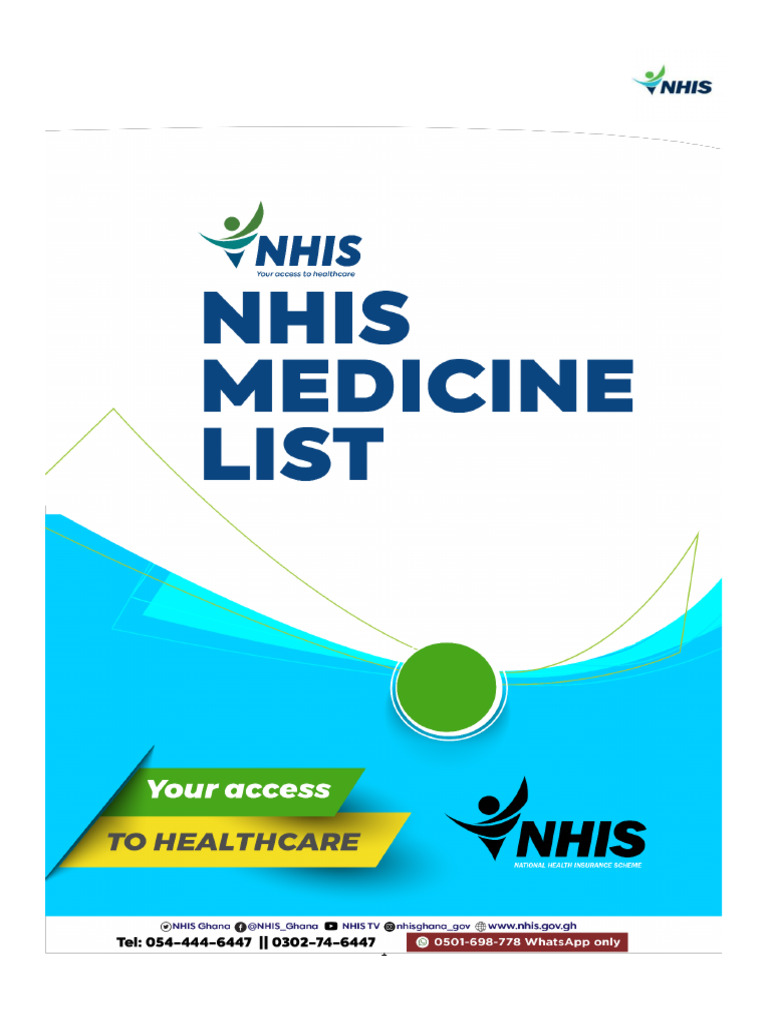 NHIS Medicine List | PDF | Magnesium | Tablet (Pharmacy)