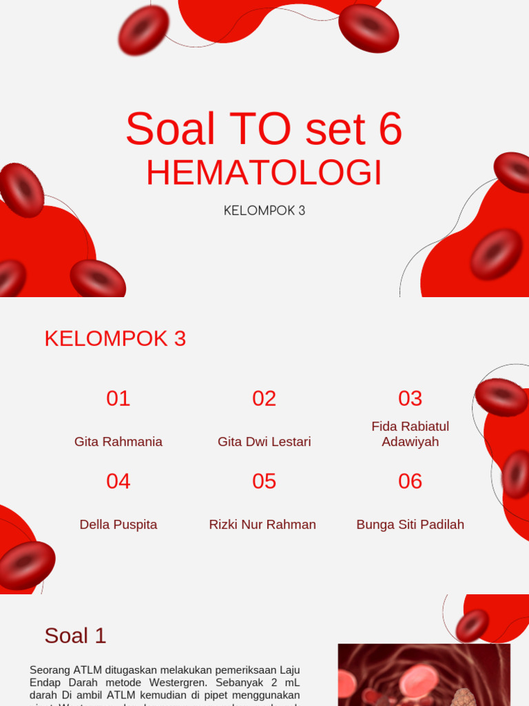 soal TO set 6 Hematologi | PDF