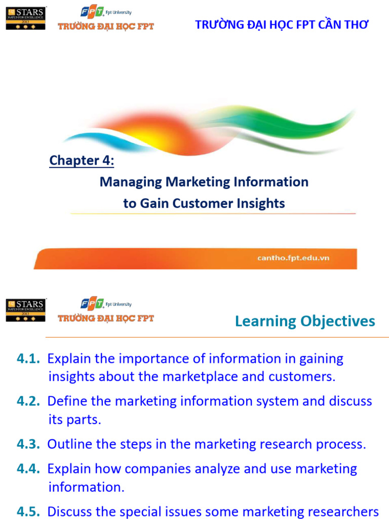 Chapter 4 | PDF | Customer Relationship Management | Marketing Research