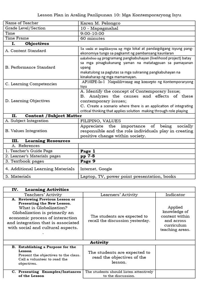 Sample 4As LP | PDF | Thought | Learning