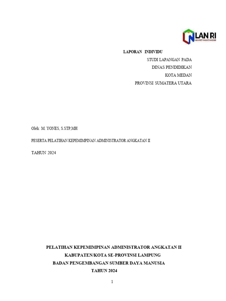 Laporan Individu Stula M.yones | PDF | Karier & Perkembangan | Bisnis