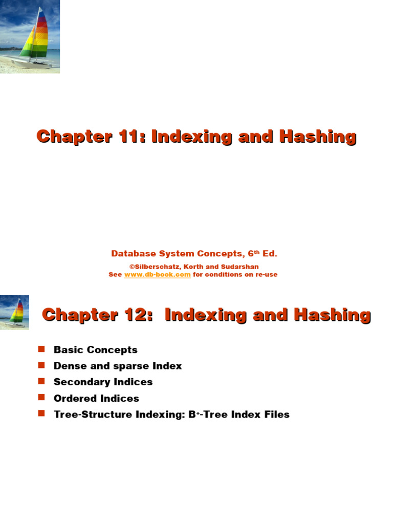 Unit4 Part1a Indexing | PDF | Database Index | Data Management