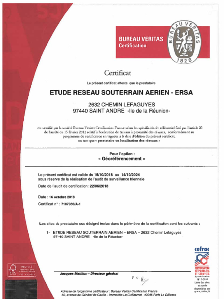 Certificat 7107985 | PDF