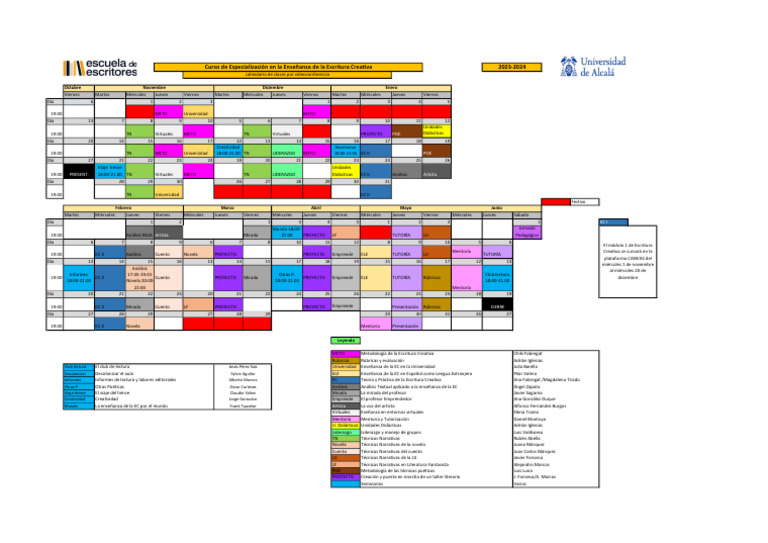 Calendario 23-24 | PDF