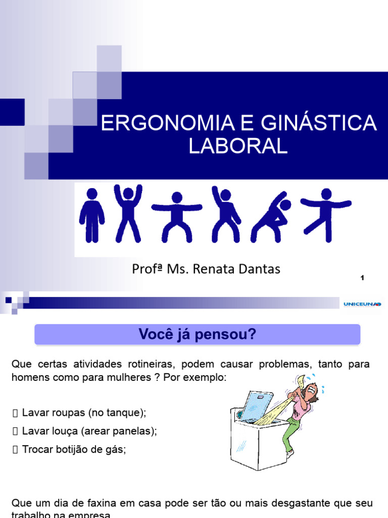 Ergonomia e Prevenção de LER/DORT | PDF | Coluna vertebral | Doenças e ...
