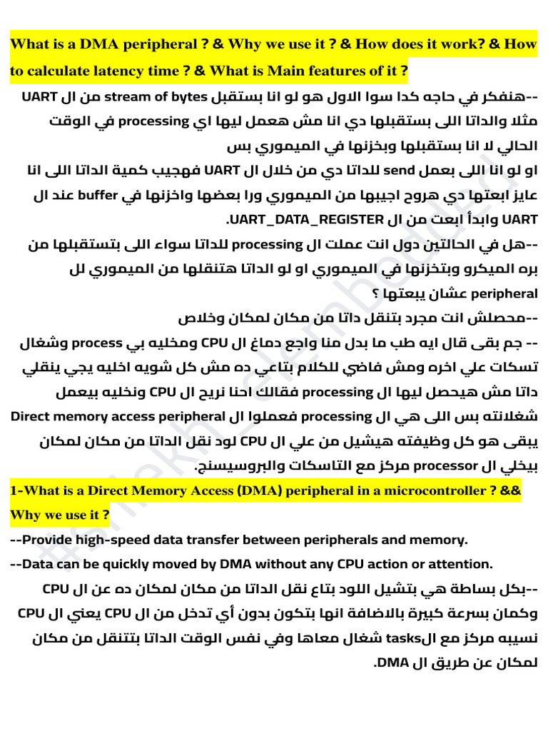 DMA Peripheral | PDF