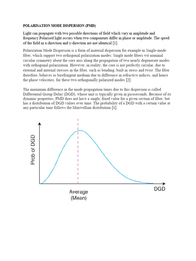 Polarised Fiber Mode | PDF | Science & Mathematics